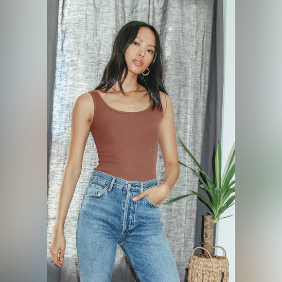 Lulus | Tops | 29 Nwt Lulus Staple Style Mocha Ribbed Tank Top | Poshmark